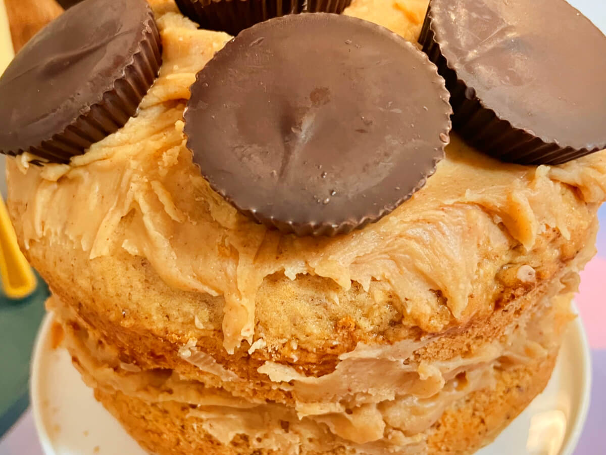 Vegan Peanut Butter Cake Recipe | Messy Vegan Mama